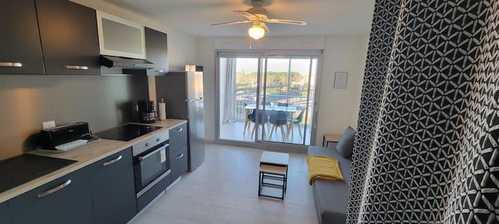 Joli T2, Piscine, Parking - Agde