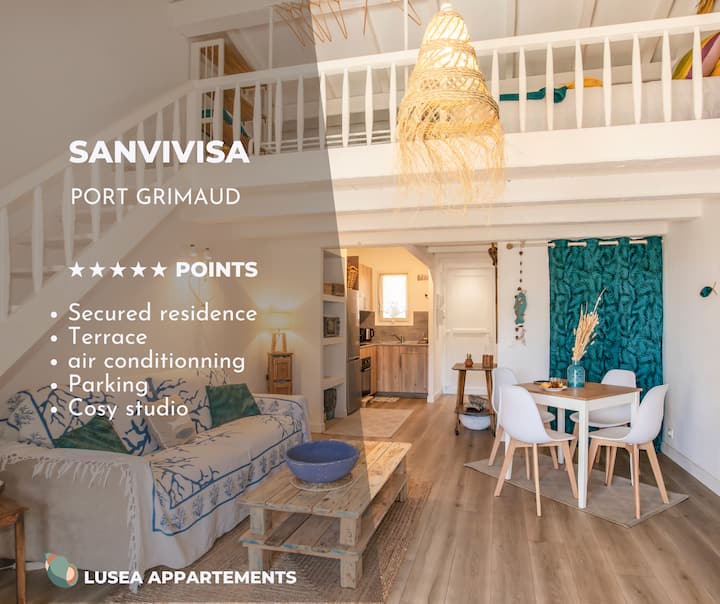 Sanvivisa, Calme Les Jardins De La Mer, - Grimaud