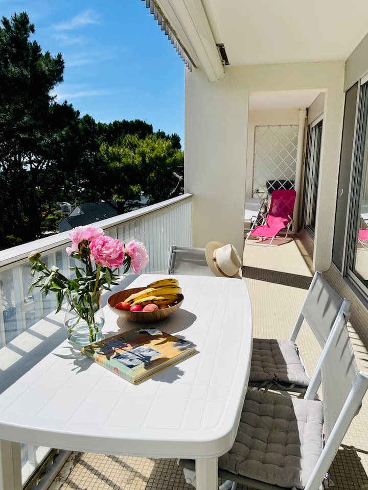 Spacieux Appartement Vue  Pins Et Mer -Tout à Pied - La Baule-Escoublac