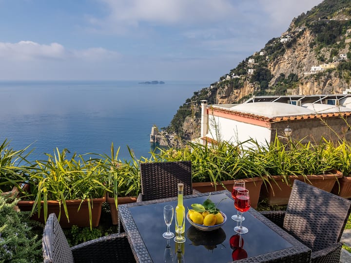 Scorcio D'oltremare - Patio Overlooking The Sea - Positano