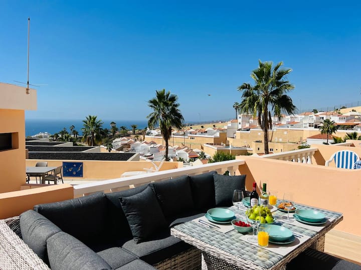 Paulmarie Apartment With Sunny Terrace Ocean View - Costa Adeje