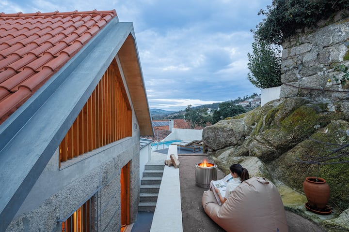 Amazing Chalet W/ Year Round Heated Pool And View - Amarante