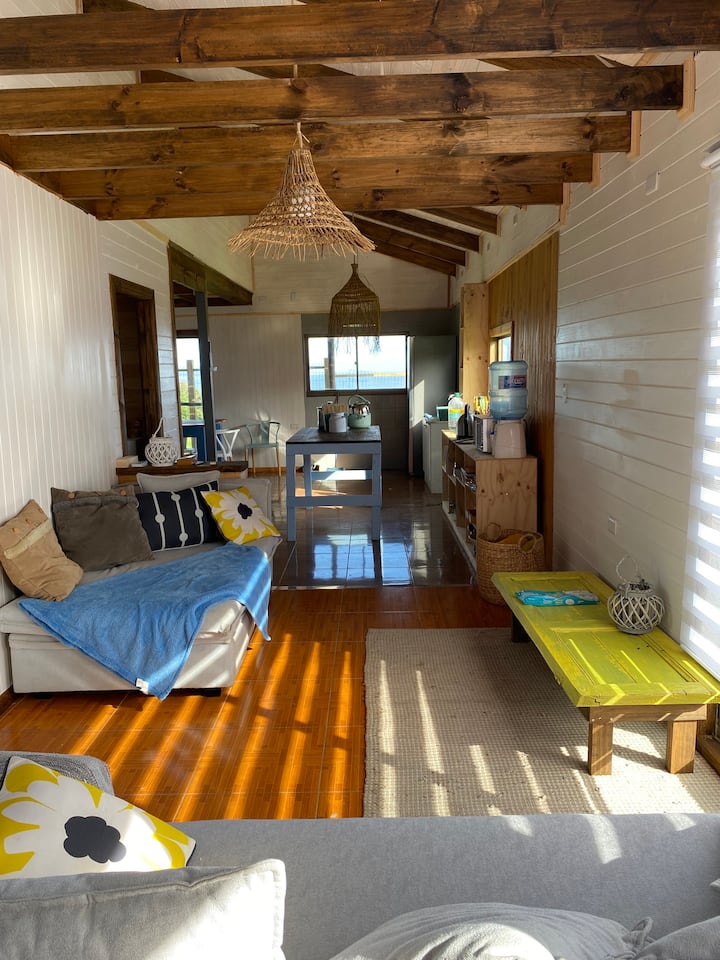 Casa Frente Al Mar Para 12. Vista Y Parrilla. - Pelluhue