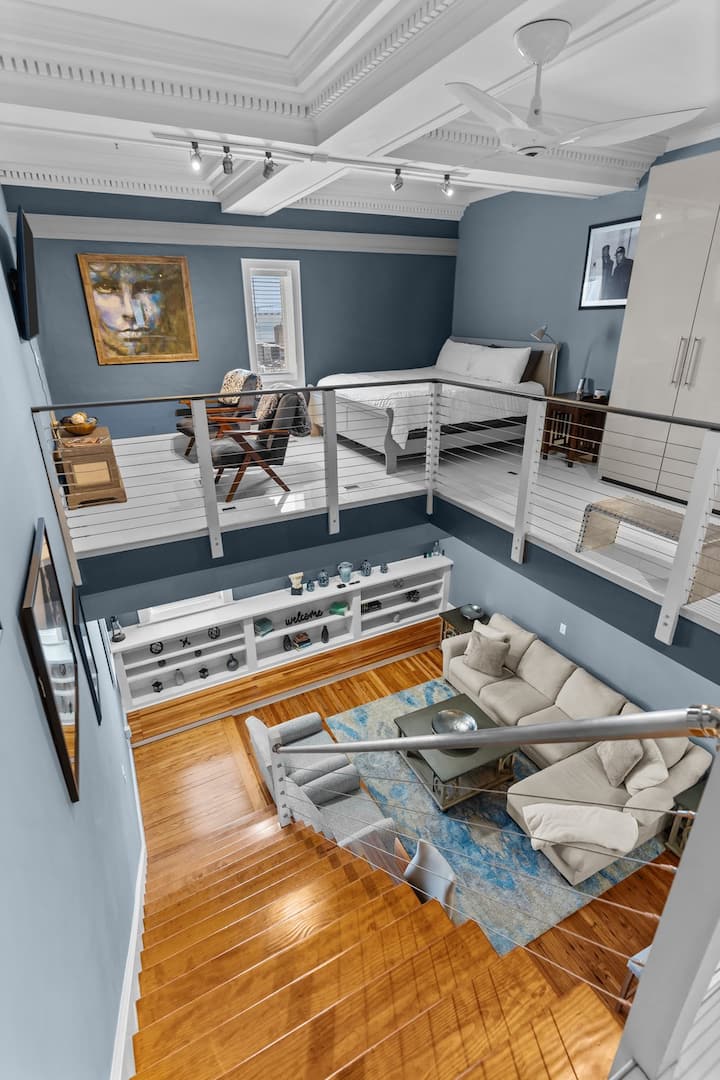 Blue Note Loft | Walk To Riverwalk + Rooftop Bar - Wilmington, NC