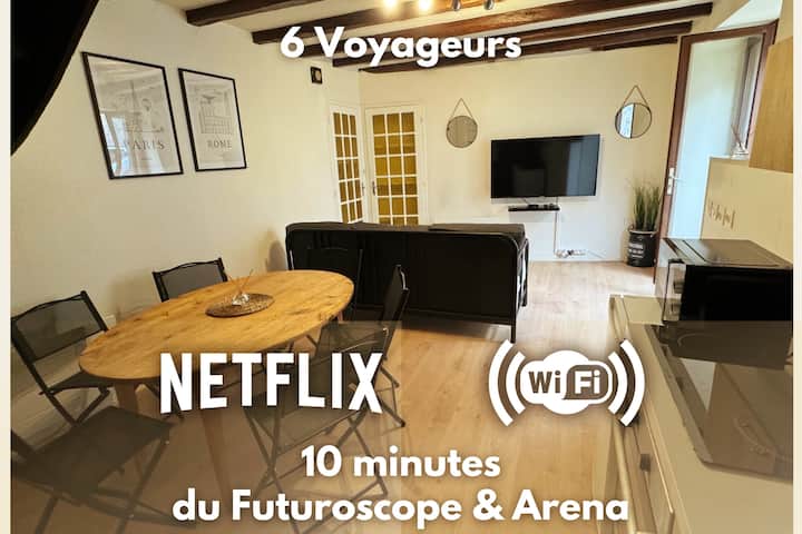 Charmant & Proche Futuroscope - Poitiers