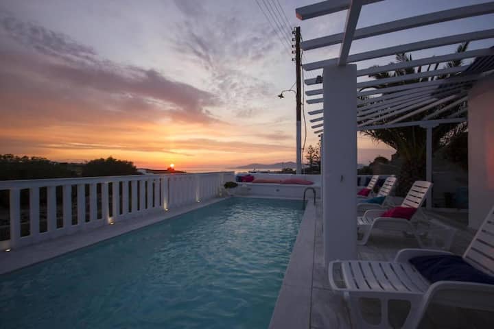 Dibellee Quadruple Studio With Pool - Mykonos