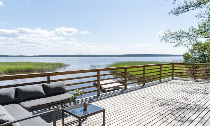 Modernisoitu Rantahuvila - Mynämäki