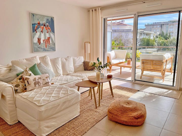 28. Härlig Lgh M 2 Sovrum, Balkong, Garage & Pool - Vallauris