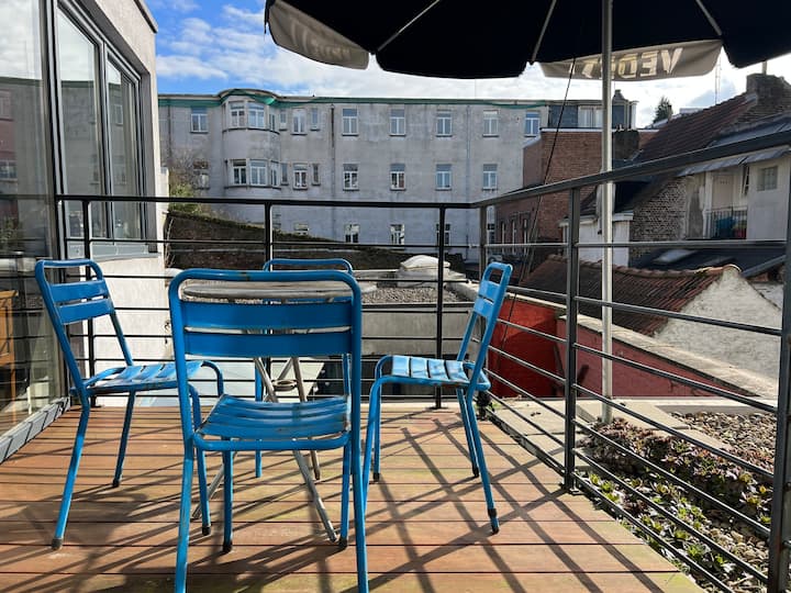 Splendid 2br - Terrace - Flagey - Ixelles