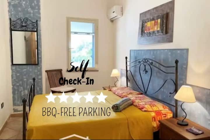 [Free Parking] San Teodoro 4’ Dal Mare, Bbq. - San Teodoro, Sicily