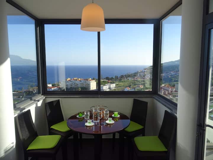 Paradise By Sun, A Relaxing Wide Blue Ocean View: - Madeira