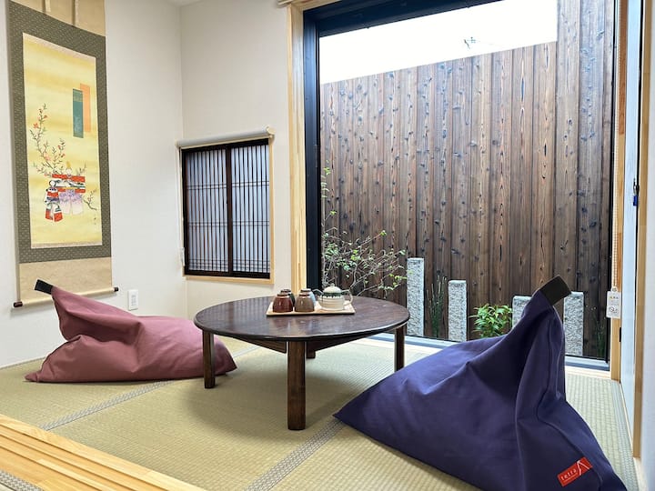 京都车站商圈/独栋一户建/全新装修带日式小庭院 - 京都市