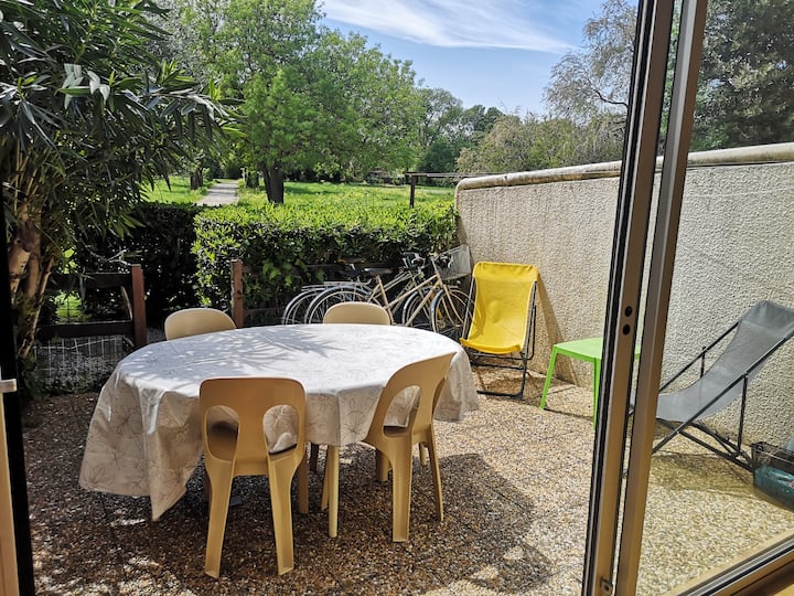 T2 Rdc, Terrasse Au Calme, Résidence Avec Piscine - Collioure