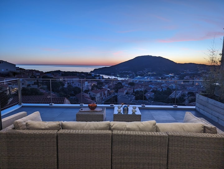 Mille Et Une Vitres - Villa D'architecte - Vue Mer - Collioure
