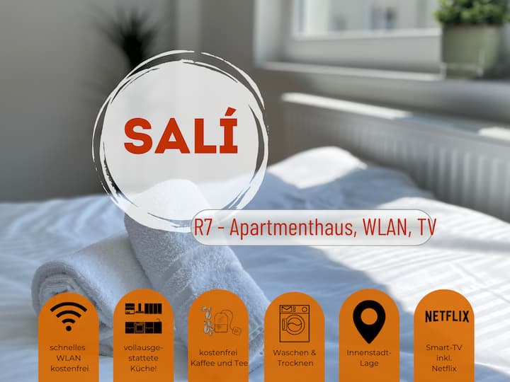 Sali - R7 - Apartmenthaus, Wlan, Tv - Remscheid