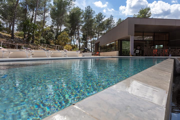 Villa Horizon, Vue Collines, Piscine, Jacuzzi - Cassis