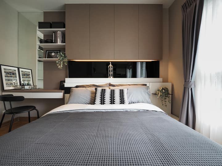 Asoke-petchaburi 1br- Pool View - Mrt Petchaburi - 泰國