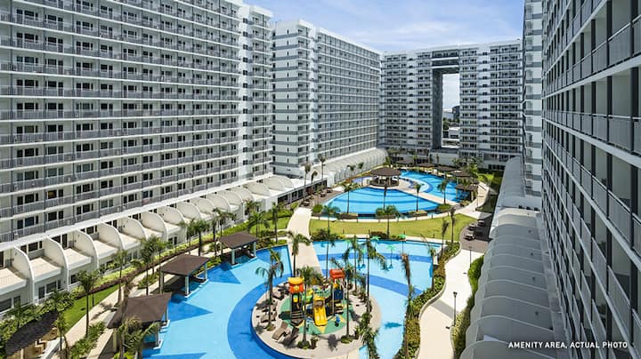 Unit 346a- 2br Shell Residence- 6 Pax W/ Balcony - Manille