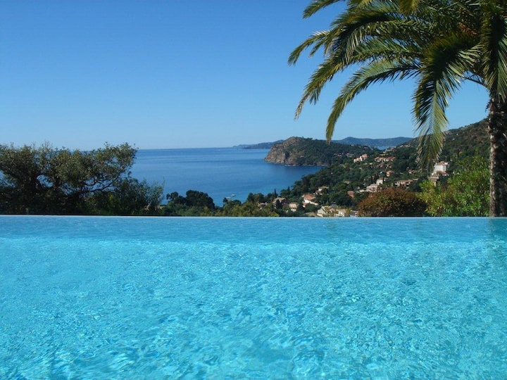 Villa De Standing, Vue Mer Panoramique, Piscine - Rayol-Canadel-sur-Mer