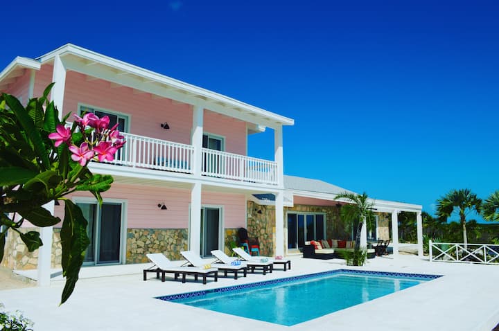 Exclusive And Private Beach Front Villa With Pool - Bahamas