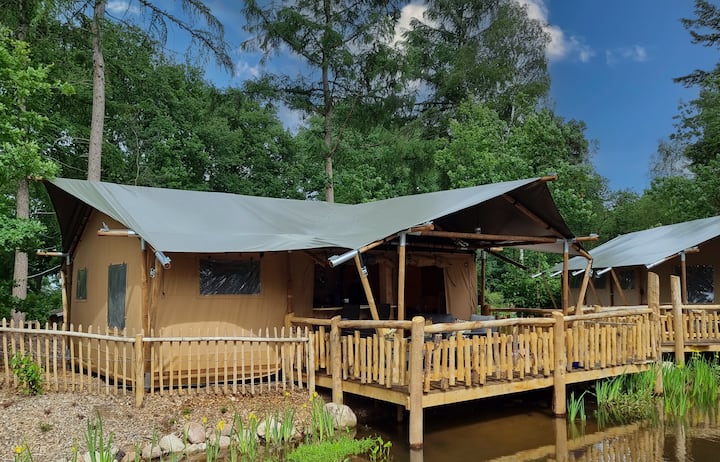 Horstmannsbos-tente Safari Luxe 4p Sanitaires (Mv) - Stadskanaal