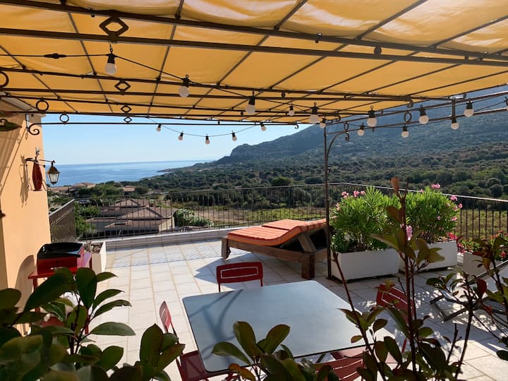 Vue Mer Et Montagne - Corsica