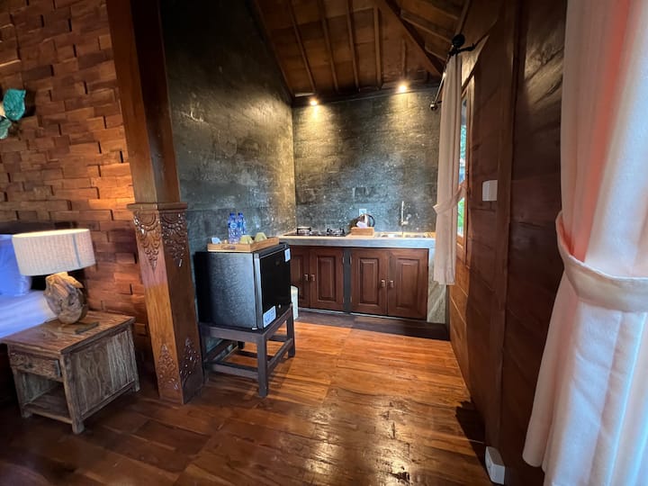 35% Off Special Wooden Bedroom Koi Pond View - Indonesia