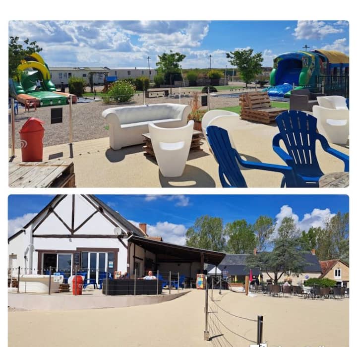 Mobil Home Climatisé 2 Ch - Animaux Acceptés/ 54 - Chaumont-sur-Loire