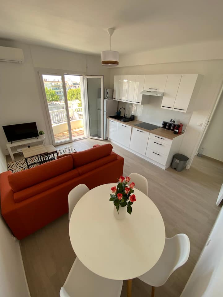 Joli T2 Entièrement Rénové - Antibes