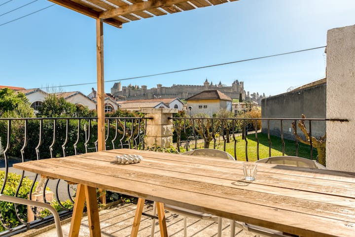 La Maison Auguste - Vue Imprenable Sur La Cité - Carcassonne