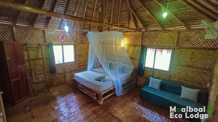 Deluxe Queen Cottage - Moalboal Eco Lodge - Moalboal