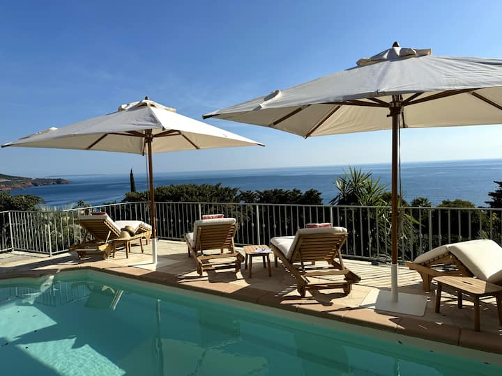 Villa Pleine Vue Mer Et Estérel - Agay - Agay