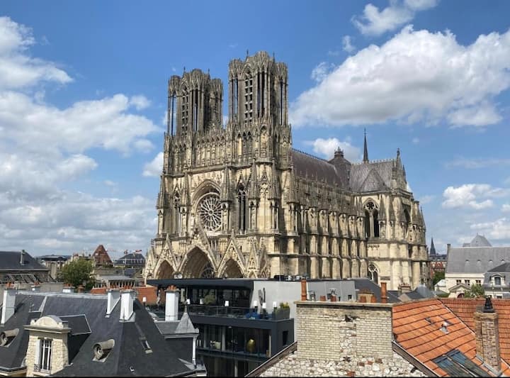 Duplex Hammam Vue Sur Cathédrale - Reims