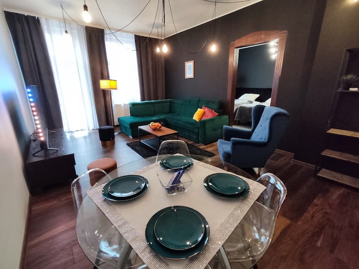 Elegant 80m² City Apartment | Jagiellońska - Katowice