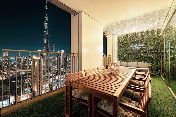 High Floor, Burj/fountain View, Massive Patio - Dubai