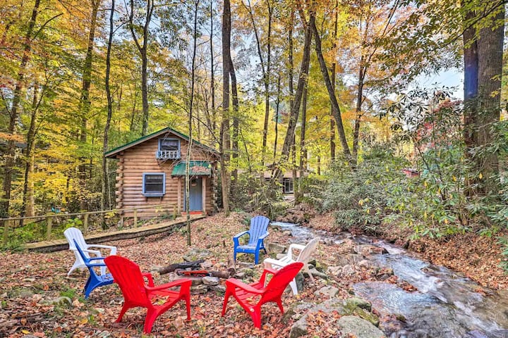 Creekside Bliss/hot Tub/rushing Creek/fire Pit - 