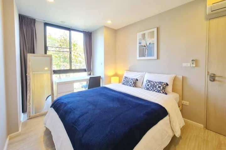 Cozy Apt Garden View 2 Min Walk To One Nimman - Chiang Mai