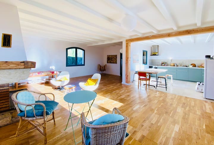 Casa Viva Spacieuse Maison Familiale Bohème Chic - Saint-Guilhem-le-Désert