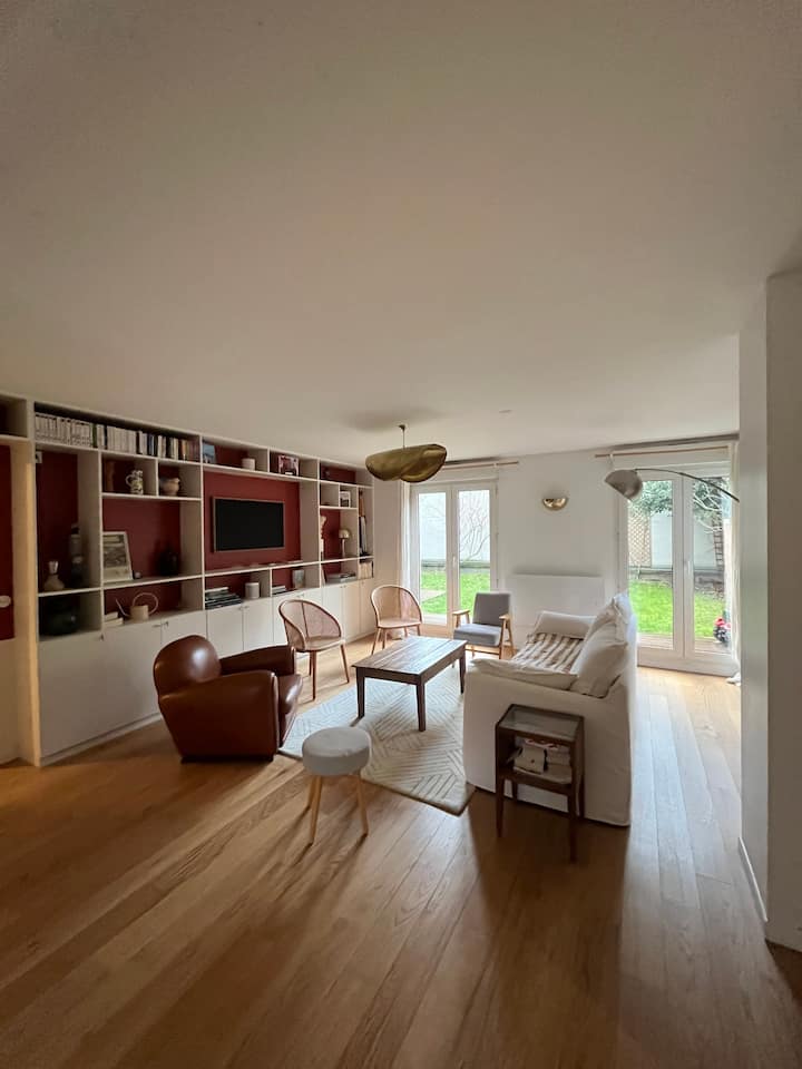 Appartement Jardin Et Terrasse - Courbevoie