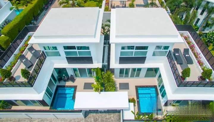 Palm Oasis - Luxury 2br Pool Villa Nr Beach - Pattaya City