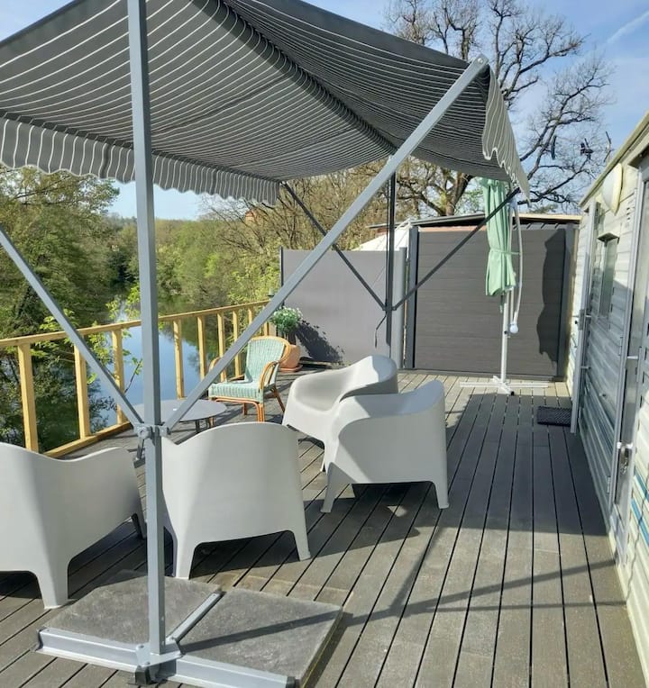 Mobil Home En Bord De Rivière - Graulhet