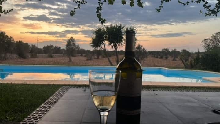 Large Secluded House With Pool - Porto Cesareo