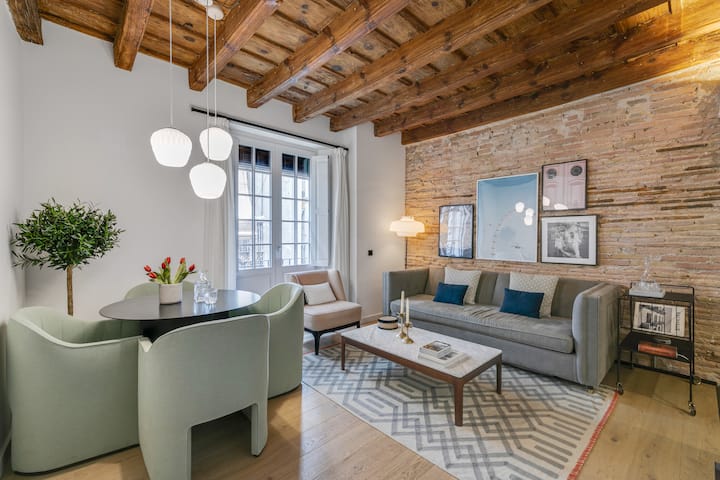 Cozy Flat Of One Bedroom With Rooftop - Barcelona