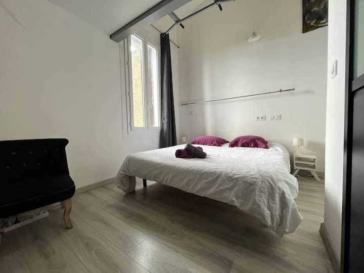 Appart, Clim, Wifi, Tv Centre Village, Proche Lac - Le Crès