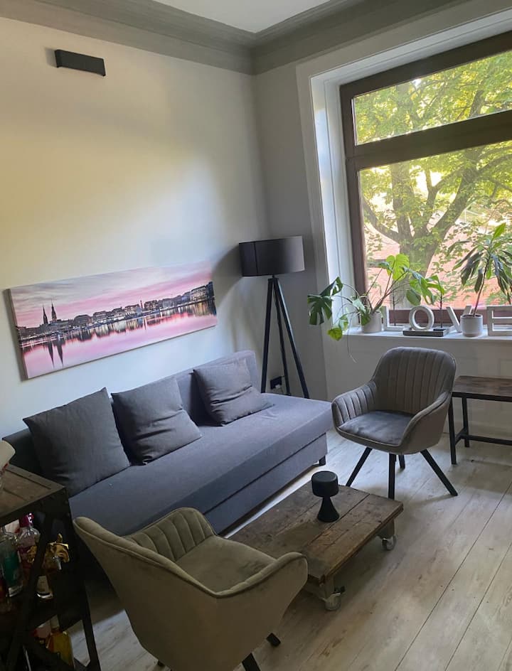 Zentraler Hamburger Altbaucharme F. Max.6 Personen - Hamburg