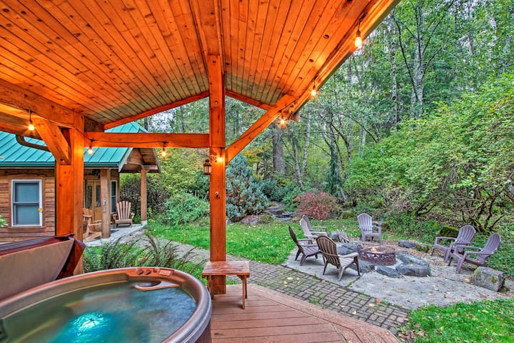 Mountain Retreat For 10! Hottub+sauna+ev+bbq - Ashford, WA