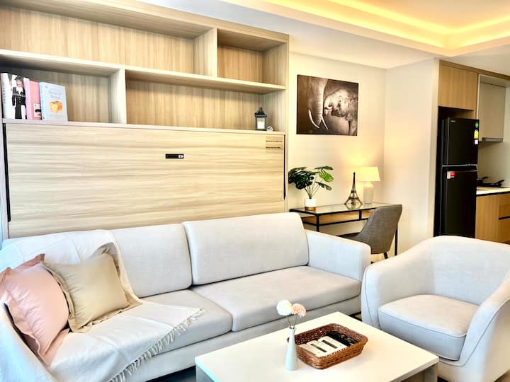 2br! Perfect Location# Pool#gym@bts/mrt&max5ppl - Bangkok