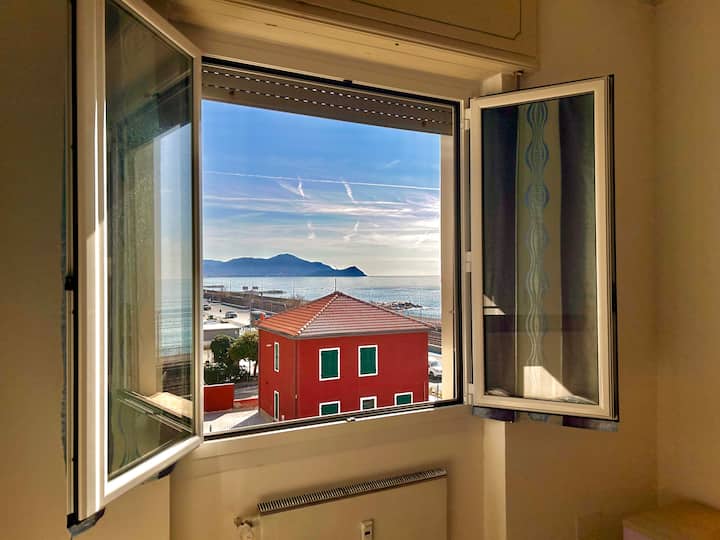 "Cavi Arenelle" Vue Sur La Mer Et Deux Terrasses - Lavagna