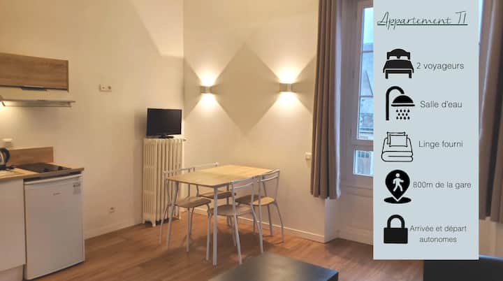 1vo1- T1 Quartier Uco / Centre - Angers