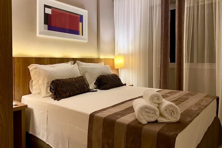 Flat Riocentro - Quarto E Sala - Até 6x Sem Juros - Rio de Janeiro